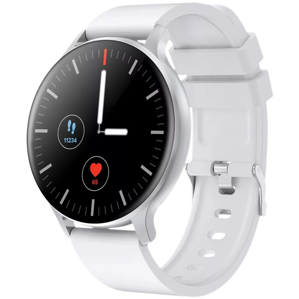 Canyon Smartwatch Badian SW68 Silver White CNS-SW68SS - Appliance Junction
