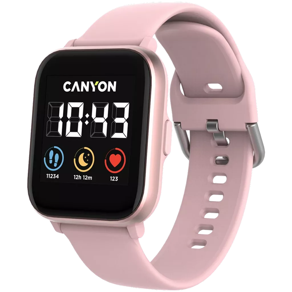 Canyon Smartwatch Bazilic SW-78 Music Pink CNS-SW78PP - Appliance Junction